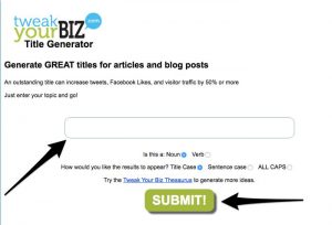 Write great blog post titles using these 11 blog topic generators